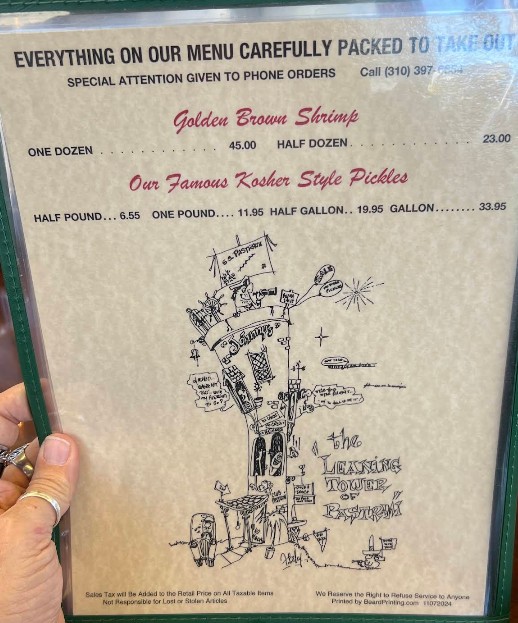 Johnnie's Pastrami Restaurant Menu | Famous Pastrami Sandwiches in ...